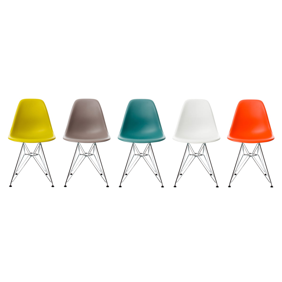 Eames Plastic Side Chair DSR von Vitra