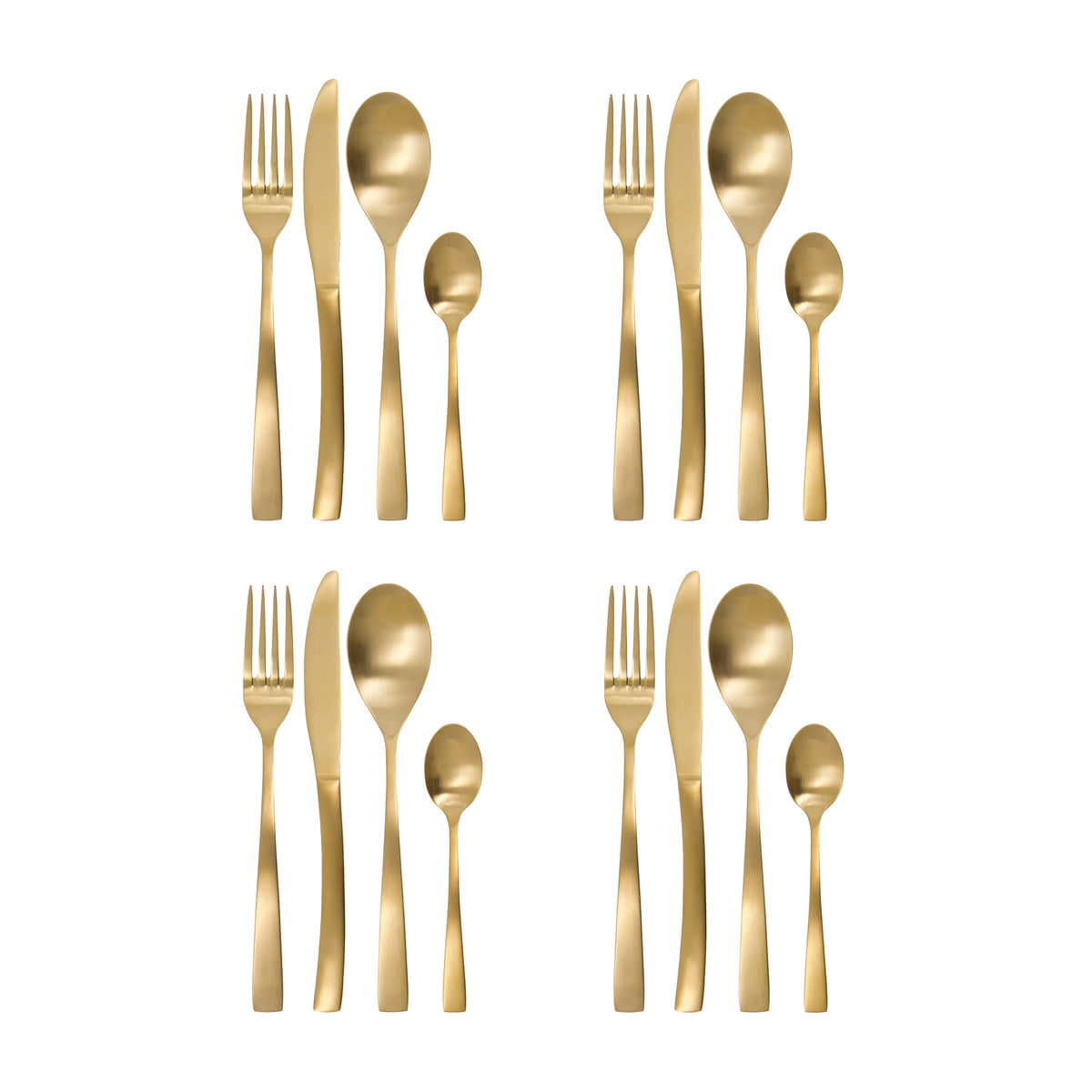 Golden Besteck-Set von House Doctor | Connox