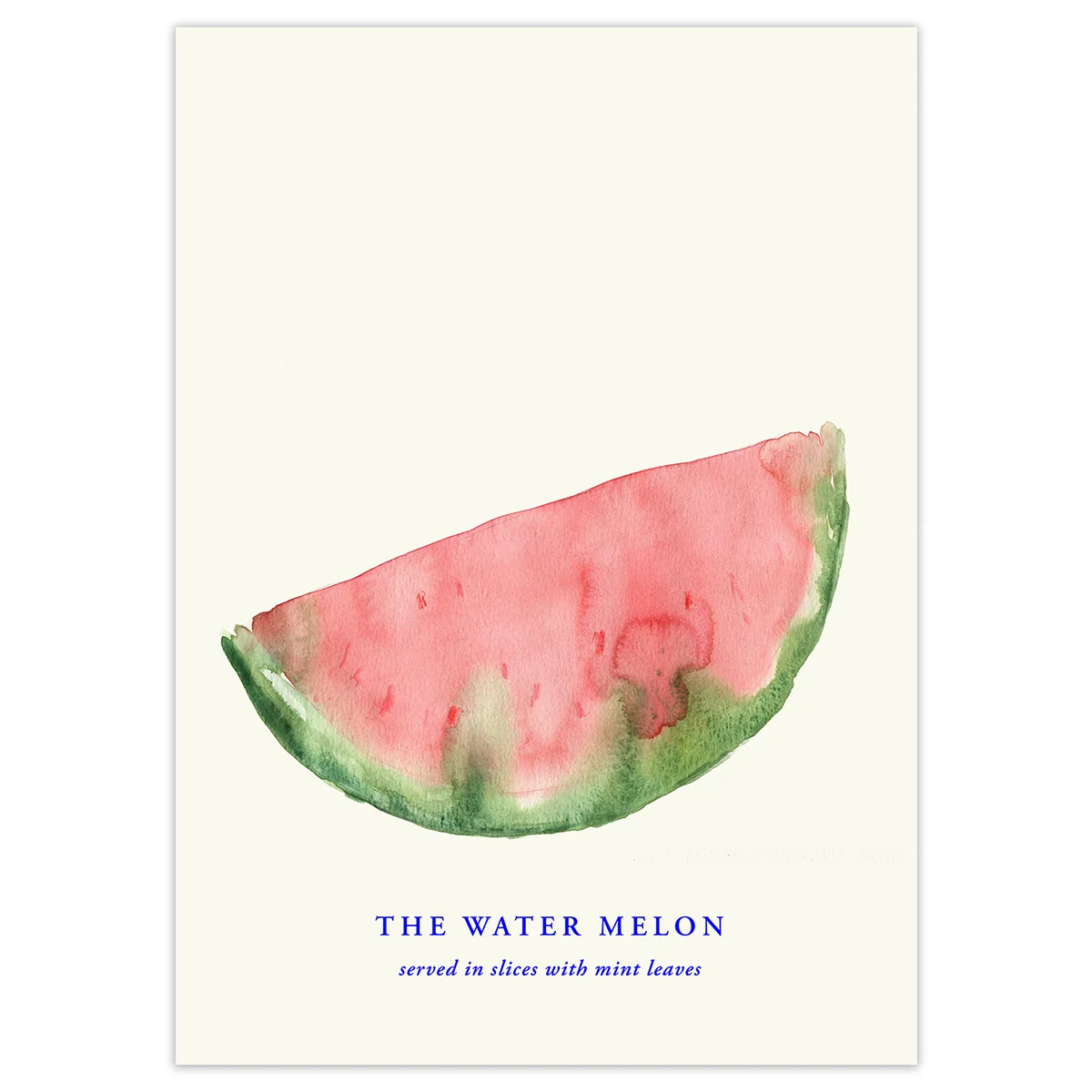 The Watermelon Poster von Paper Collective | Connox