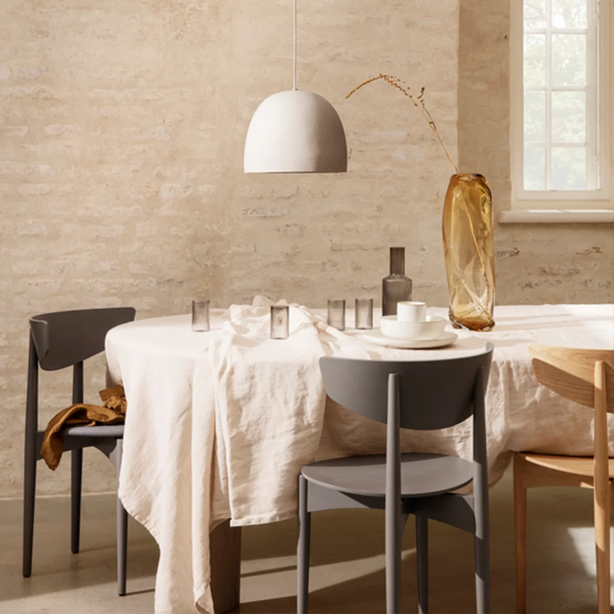 Herman Stuhl (Holzgestell) von Ferm Living | Connox