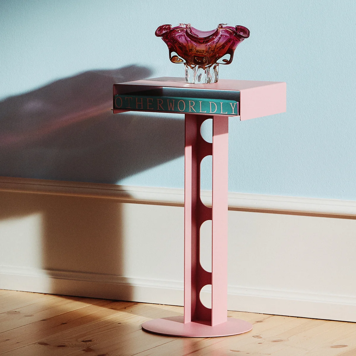 Preisvergleich für Pedestal - Sidekick Table, pearl, BxHxT 34x59x27 cm ...