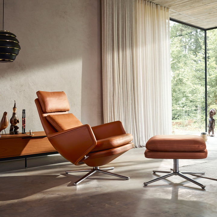 Grand Relax Sessel & Ottoman von Vitra | Connox